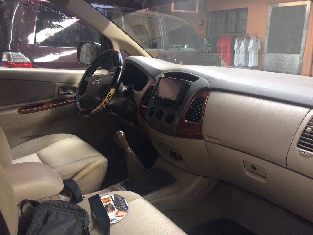 Toyota Innova G 2006model manual, Cars for Sale on Carousell