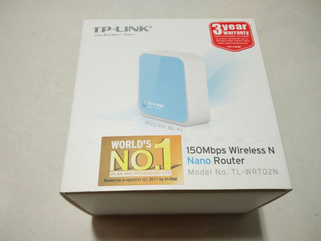 TP-Link TL-WR702N 150 Mbps Wireless N Nano Router, Computers & Tech ...