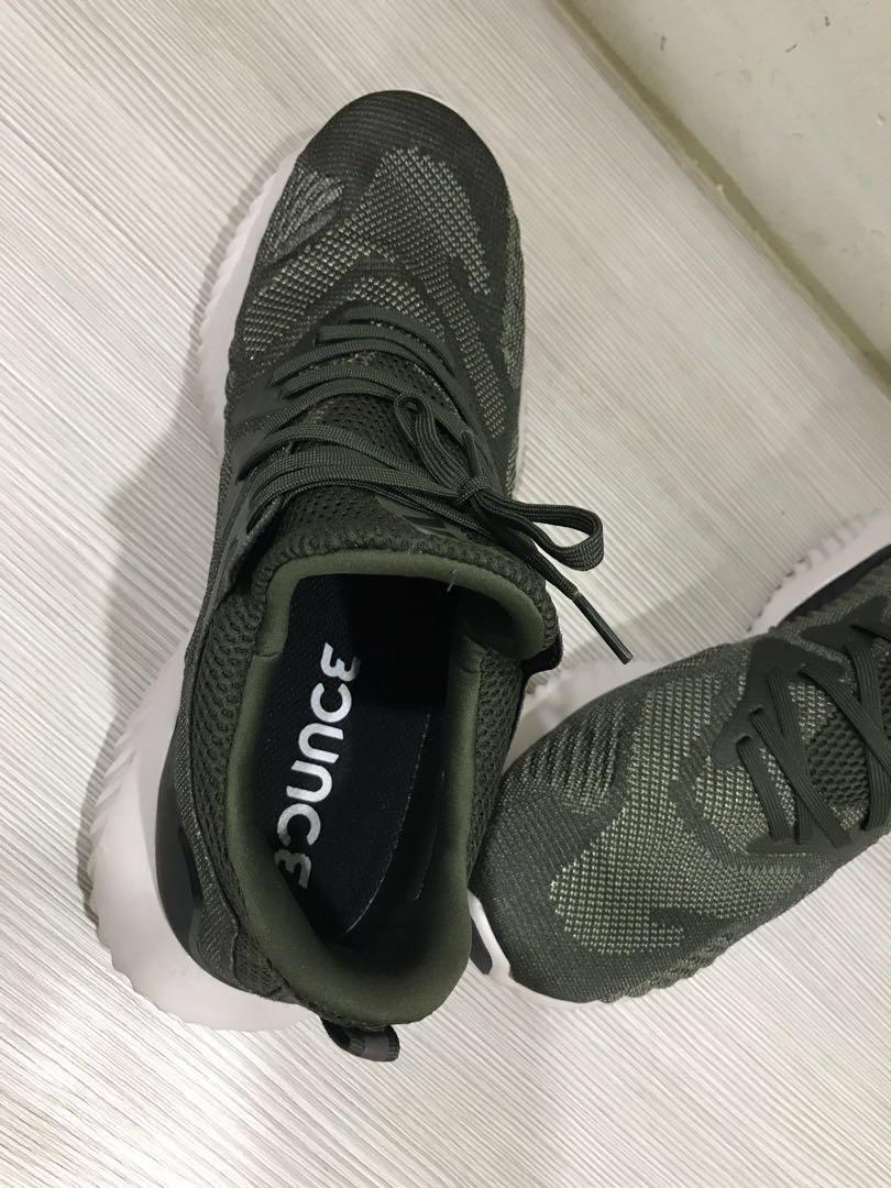 Adidas Alphabounce Beyond M (Army Green) 100% Authentic, Men's Fashion ...