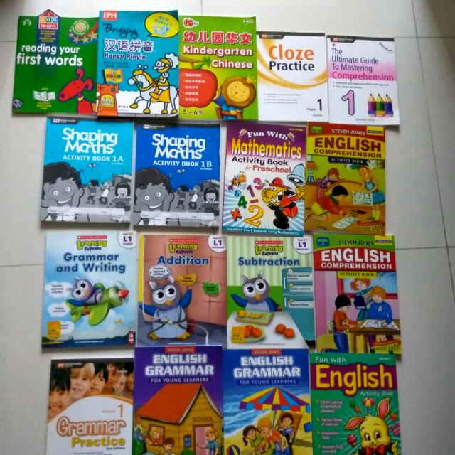 P1 assessment books clearance sales comprehension, cloze passage, hanyu ...