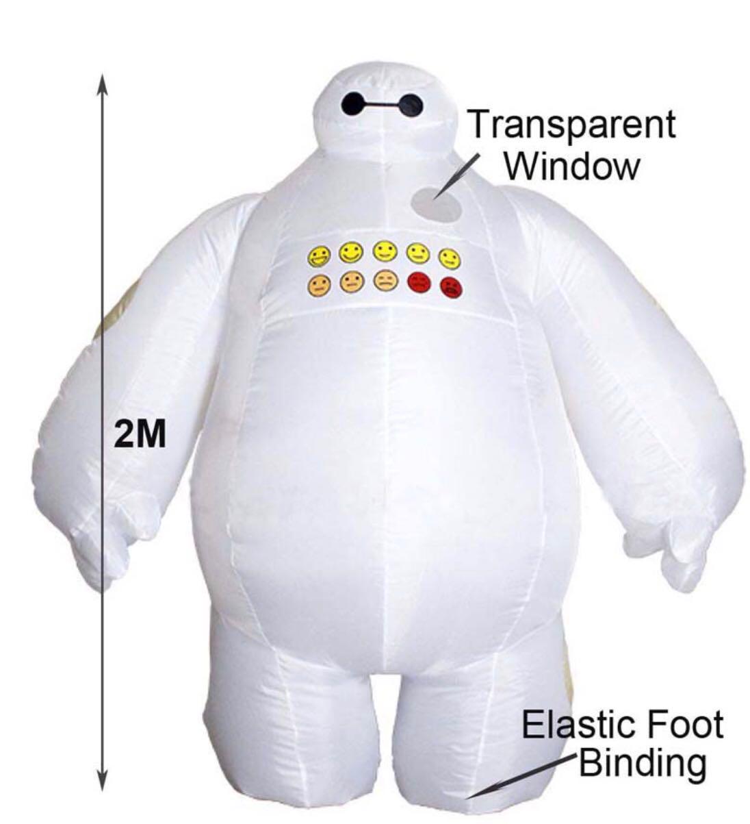 Baymax Inflatable Costume (Big Hero 6), Hobbies & Toys, Toys & Games on ...