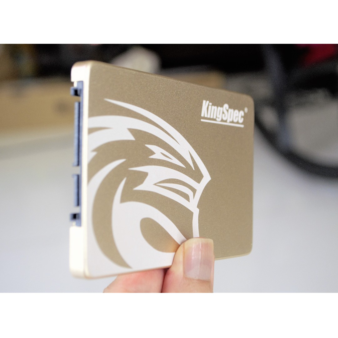 BNIB 512GB SSD KingSpec P3 SATA III Golden Read/Write: 570MBs/540MBs ...