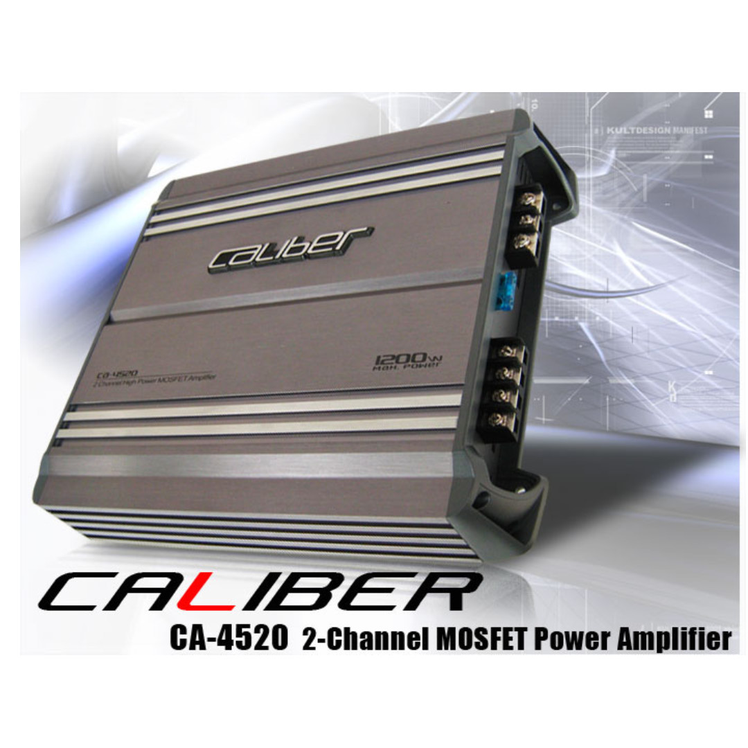 CALIBER CA-4520 2CH MOSFET POWER AMPLIFIER, Auto Accessories on Carousell