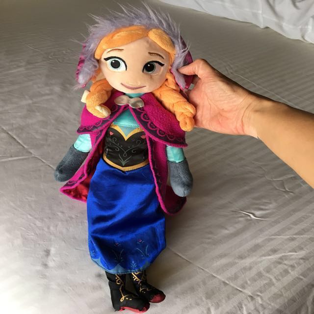 Disney Frozen - Ana stuffed toy, Hobbies & Toys, Toys & Games on Carousell