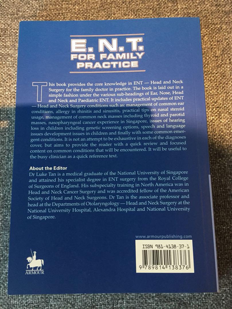 ENT for Family Practice by Luke Tan, Hobbies & Toys, Books & Magazines ...