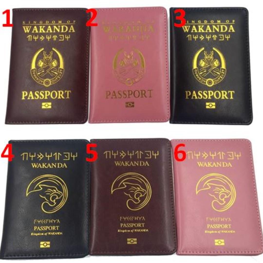 [FREE DELIVERY] Marvel Black Panther Wakanda Passport Holder Cover ...