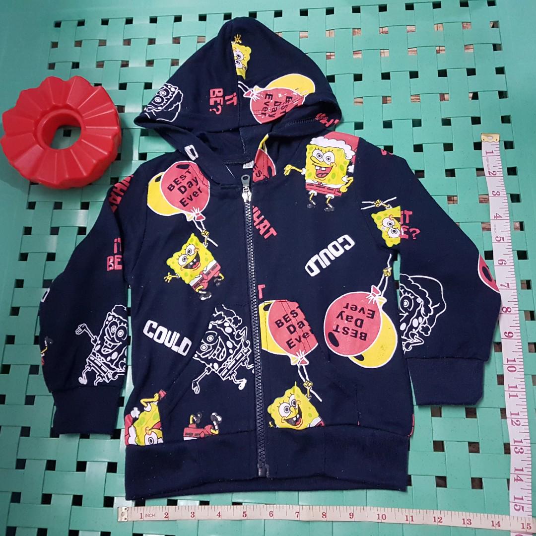 JACKET SPONGEBOB FOR 2-3 YEARS OLD, Babies & Kids, Babies & Kids ...