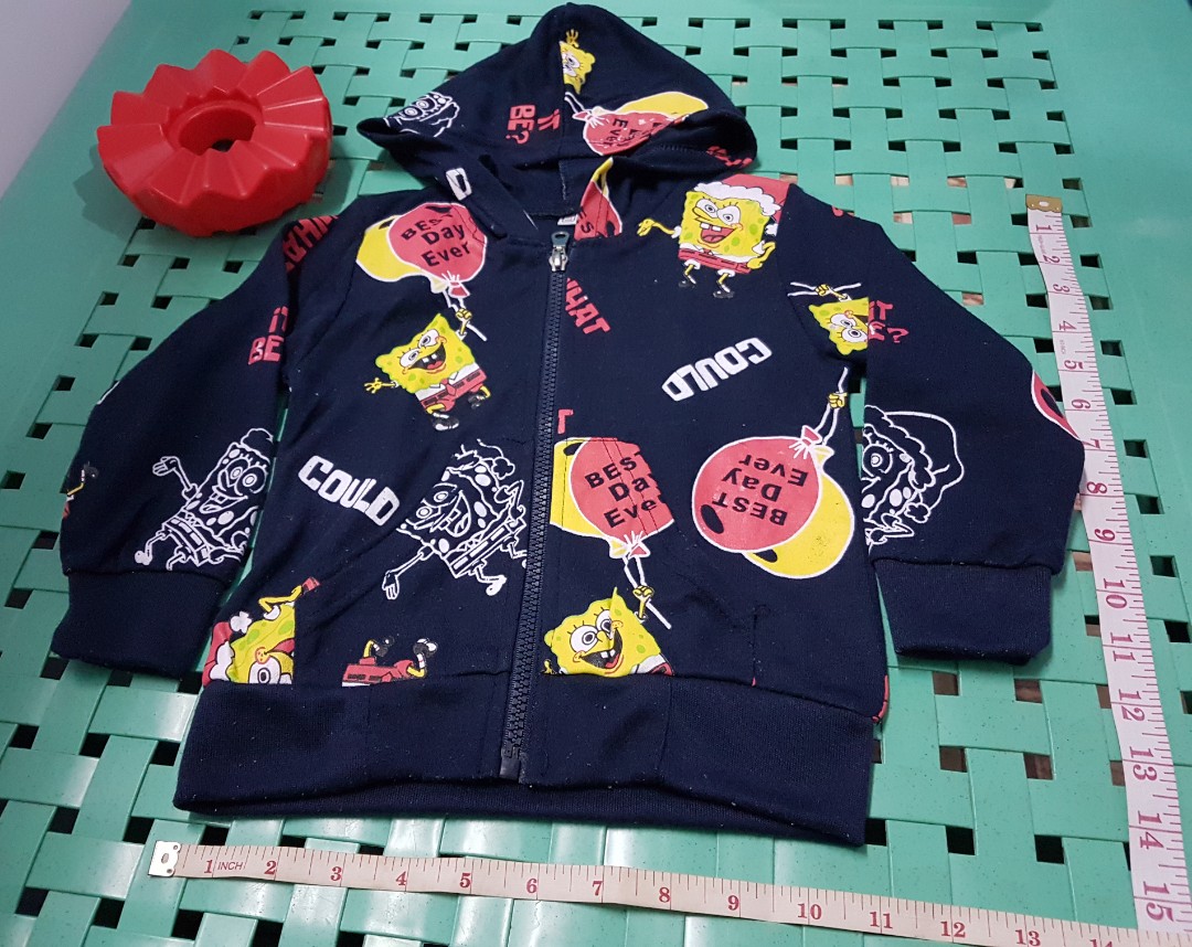 JACKET SPONGEBOB FOR 2-3 YEARS OLD, Babies & Kids, Babies & Kids ...