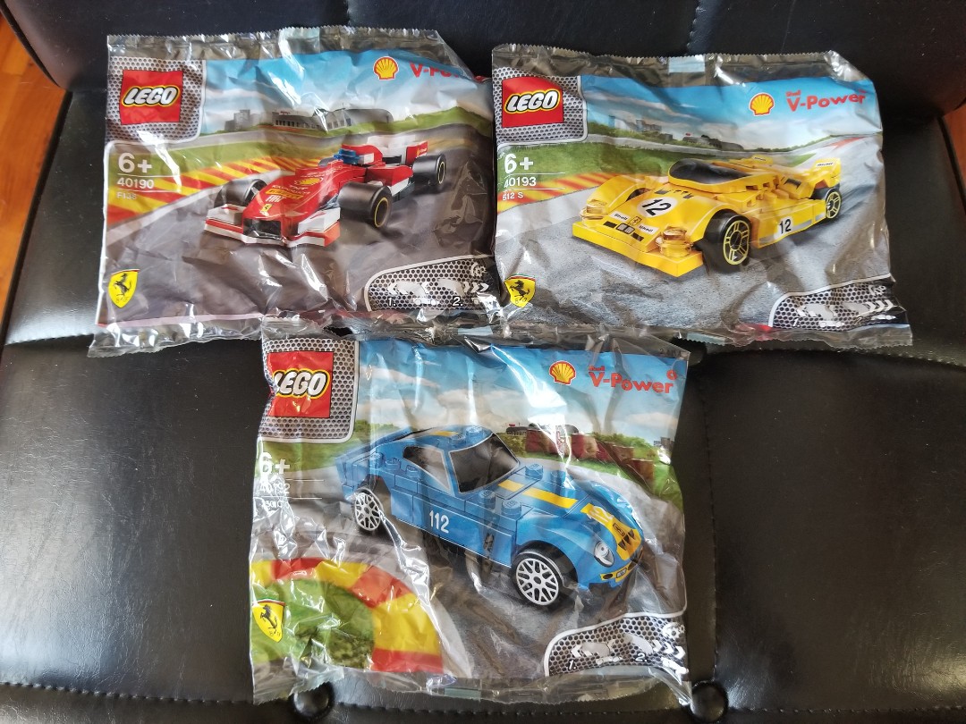 Lego 全新 Shell V-Power (40190, 40192, 40193), 興趣及遊戲, 玩具 & 遊戲類 - Carousell