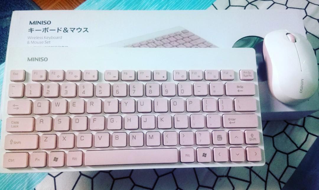 Miniso Wireless Keyboard & Mouse Set, Computers & Tech, Parts & Accessories, Computer Keyboard ...
