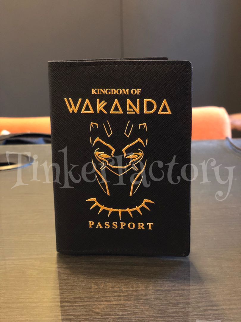 NEW - Wakanda Passport Cover, Hobbies & Toys, Travel, Travel Essentials ...