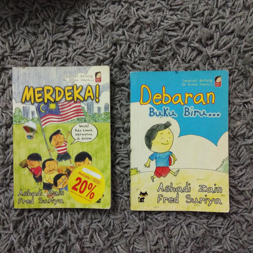 novel bm : adam kecil : merdeka & debaran buku biru, Hobbies & Toys ...