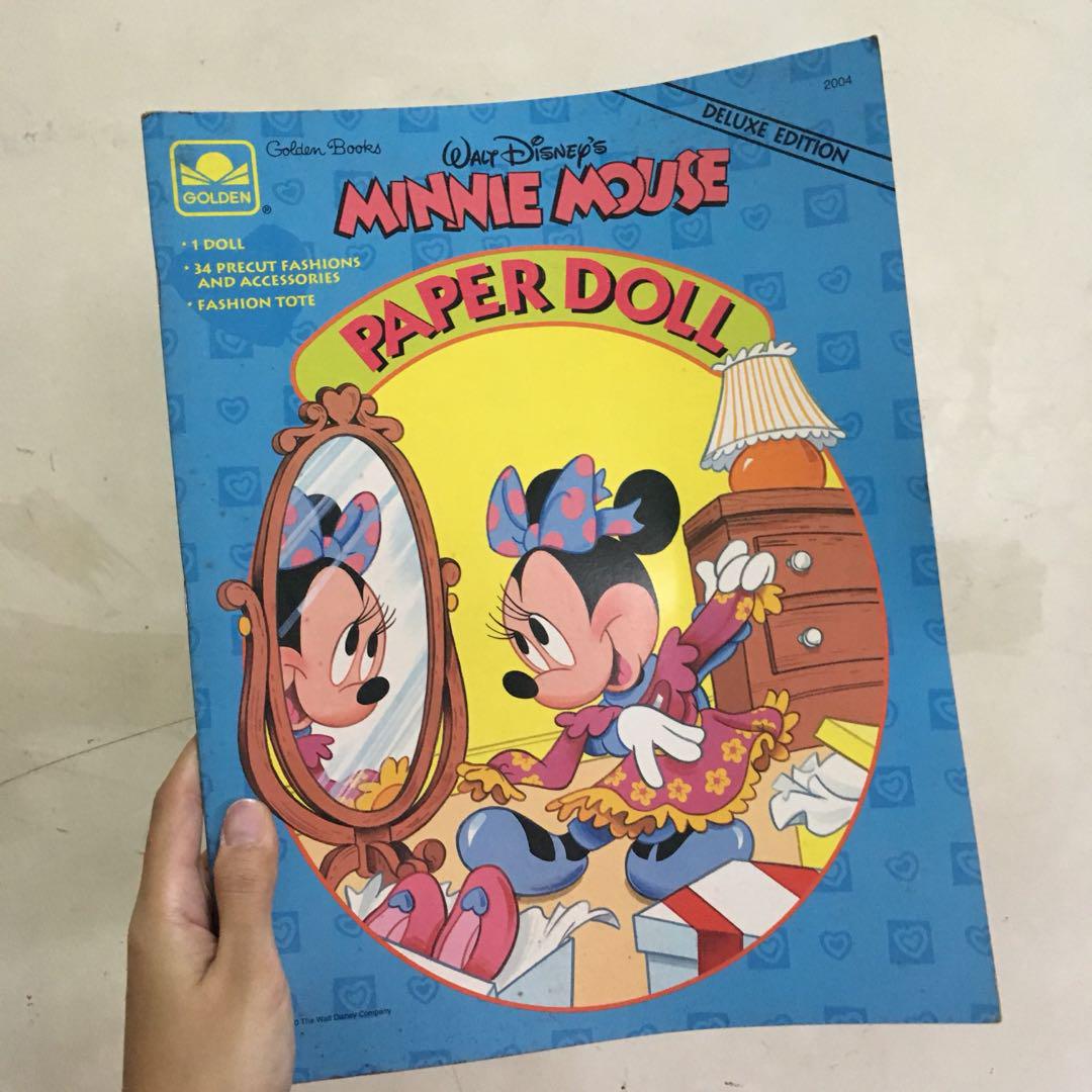 Vintage Minnie Mouse Paper Doll, Babies & Kids, Infant Playtime on ...