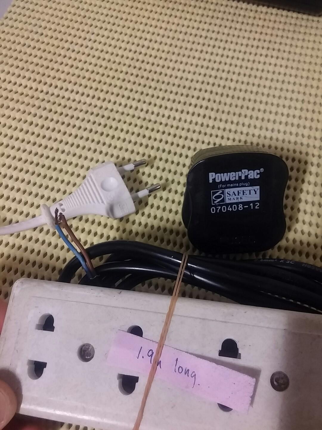2-pin, 4-way extension wire (with 2 pin and 3 pin plug), Everything ...