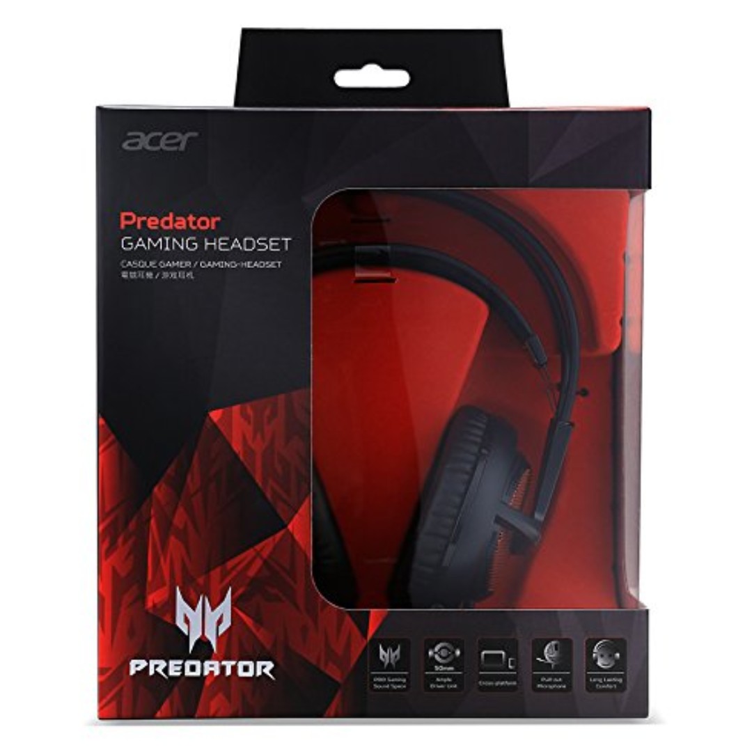 Acer Predator Gaming Headset Professional Gaming Accessories, Audio ...
