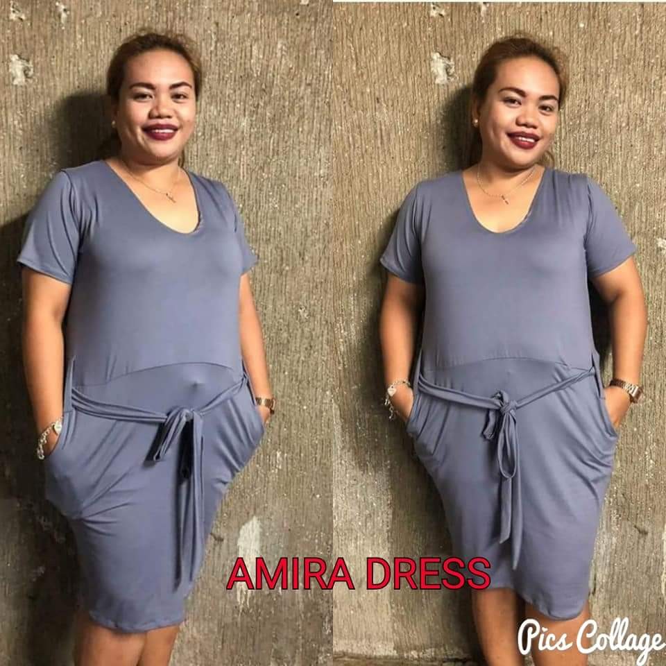 AMIRA DRESS PLUSSIZE, Women's Fashion, Dresses & Sets, Dresses on Carousell