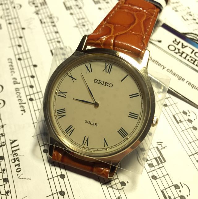 BNWT Seiko Solar Watch, Luxury, Watches on Carousell