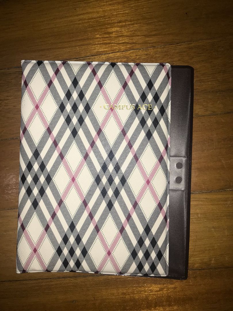 Burberry inspired Campus Mates Binder, Hobbies & Toys, Stationary ...
