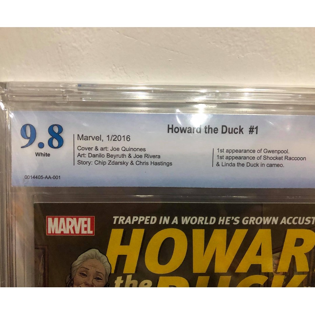 CBCS 9.8 Howard the Duck #1 1st Appearance of Gwenpool, Shocket Raccoon ...