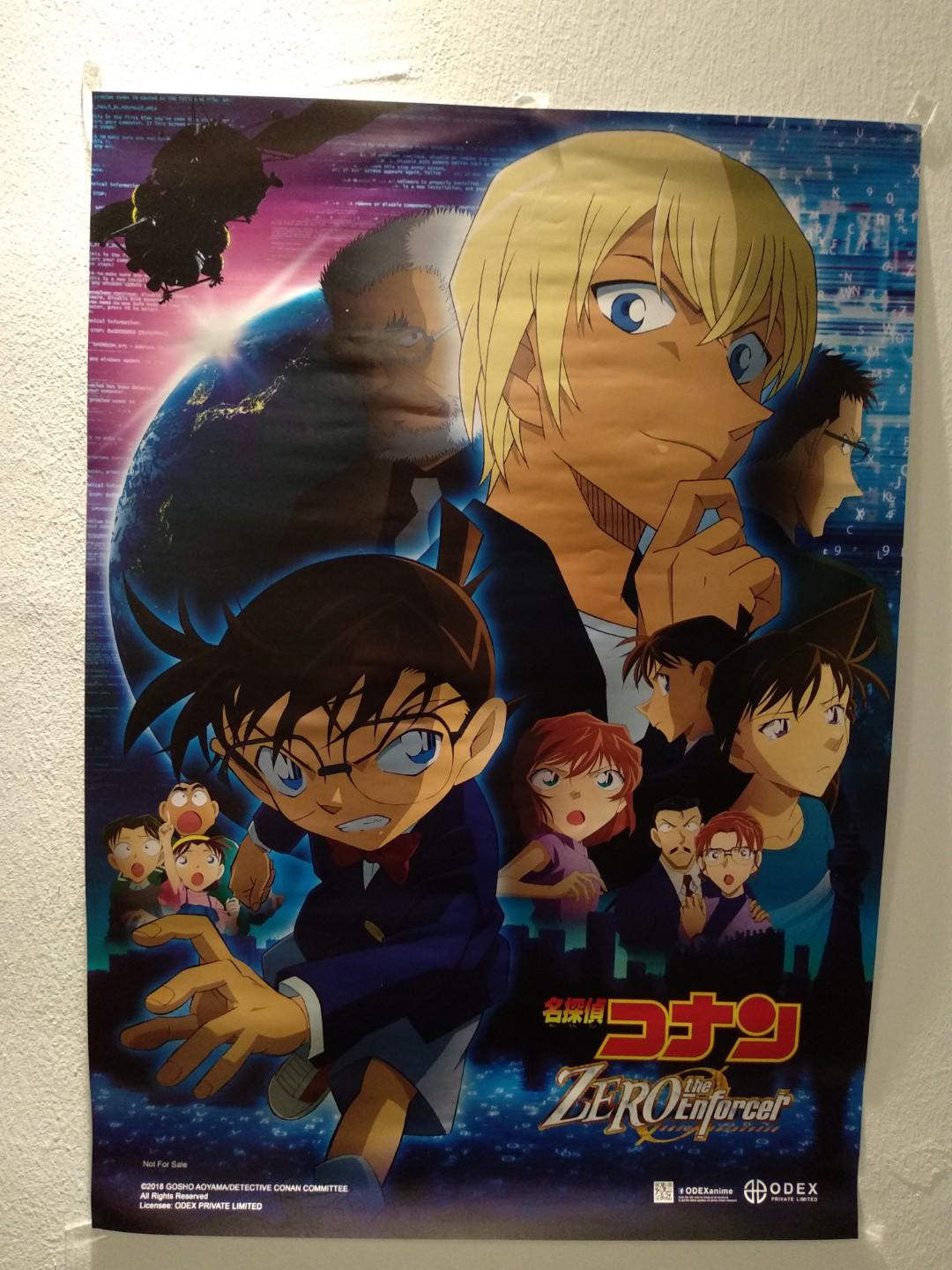 Detective Conan The Zero Enforcer A2 Poster, Entertainment, J-pop on ...