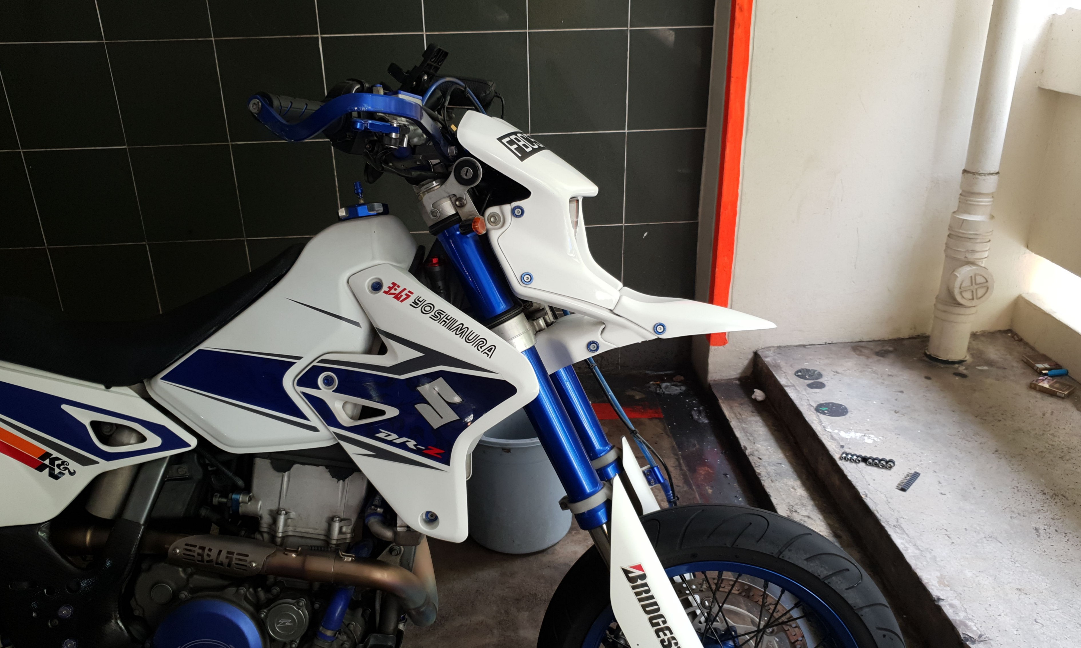 DRZ Supermoto headcowl *revised*, Motorcycles, Motorcycle Accessories ...