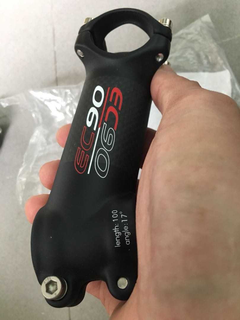 EC90 carbon stem Matt coat, Sports Equipment, Bicycles & Parts, Bicycles on Carousell