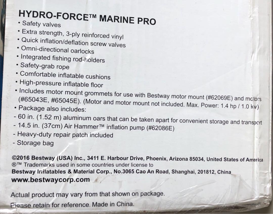 Hydro-Force Marine Pro, Sports Equipment, Sports & Games, Water Sports ...