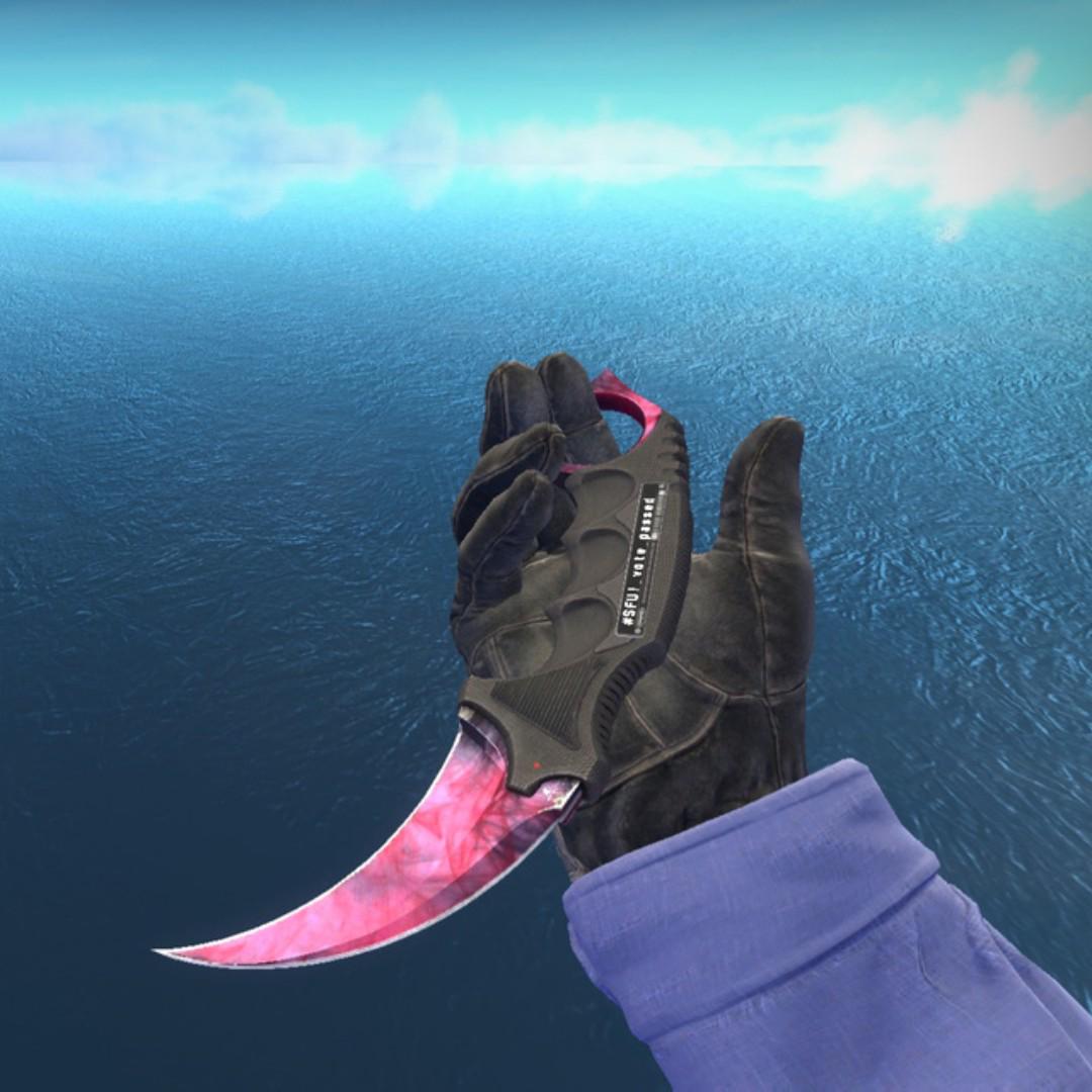 Karambit Doppler P2 - CSGO Knife, Toys & Games, Video Gaming, In-Game Products on Carousell