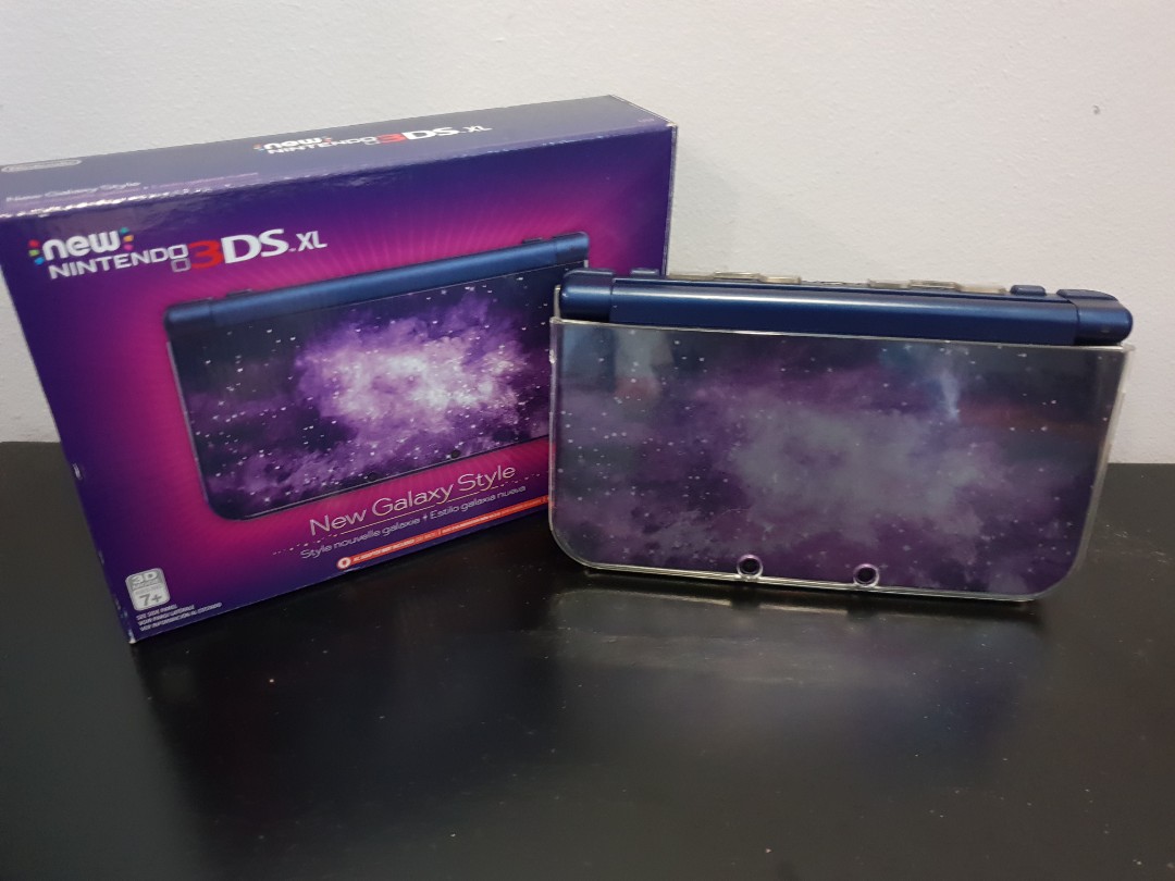 Limited Edition Galaxy 3DS (New 3DS XL), Video Gaming, Video Game ...