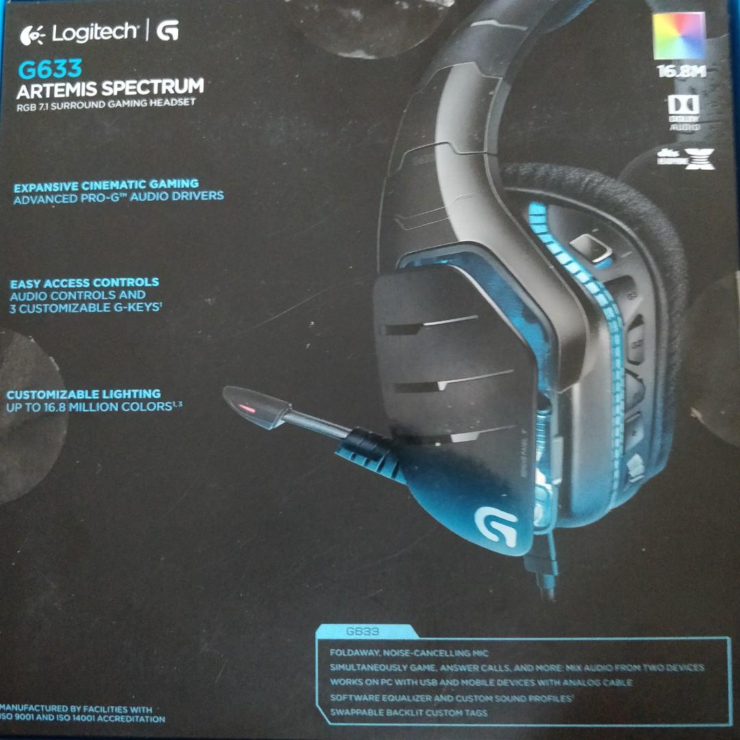 Logitech G633 Artemis Spectrum, Computers & Tech, Parts & Accessories ...