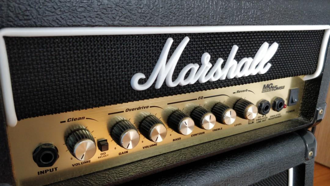 Marshall MG15 MSII Micro Stack Guitar Amplifier, Hobbies & Toys, Music ...