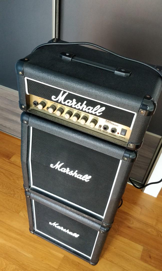 Marshall MG15 MSII Micro Stack Guitar Amplifier, Hobbies & Toys, Music ...