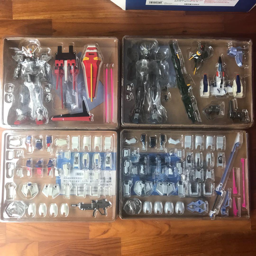 Metal Material Model Strike Gundam Launcher Sword Metal Build composite ...