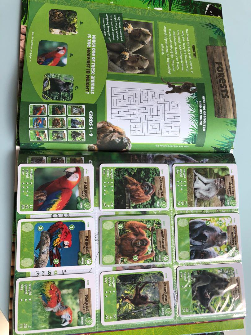 NTUC FAIRPRICE XTRA ANIMAL CARDS FULL BOOKLET 108 cards, Hobbies & Toys ...