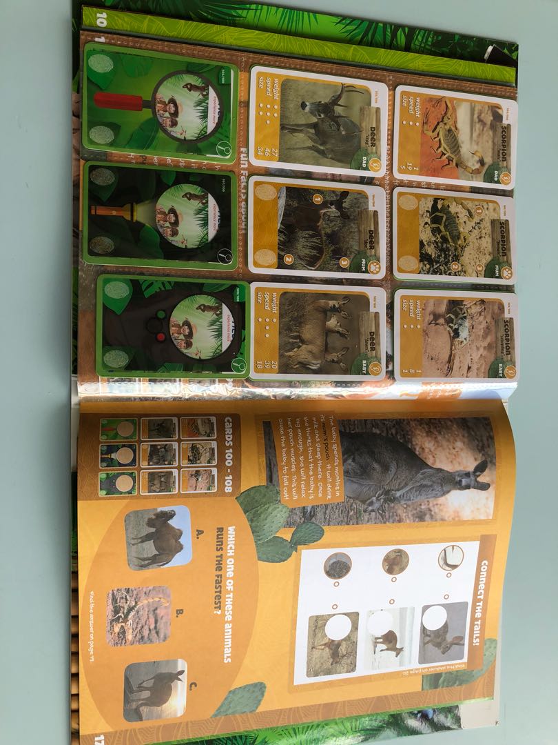 NTUC FAIRPRICE XTRA ANIMAL CARDS FULL BOOKLET 108 cards, Hobbies & Toys ...