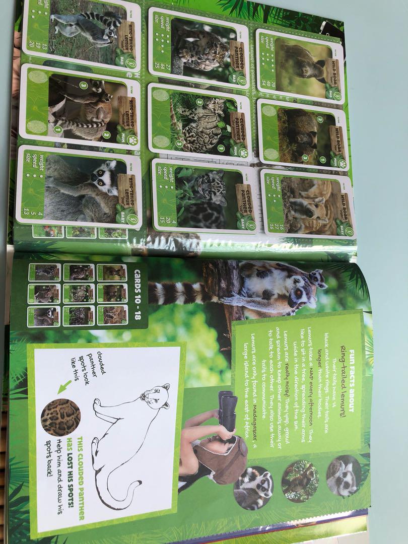 NTUC FAIRPRICE XTRA ANIMAL CARDS FULL BOOKLET 108 cards, Hobbies & Toys ...
