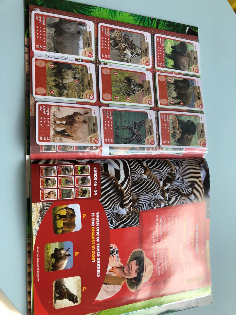 NTUC FAIRPRICE XTRA ANIMAL CARDS FULL BOOKLET 108 cards, Hobbies & Toys ...