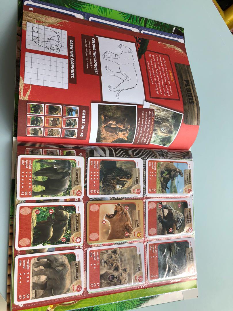 NTUC FAIRPRICE XTRA ANIMAL CARDS FULL BOOKLET 108 cards, Hobbies & Toys ...