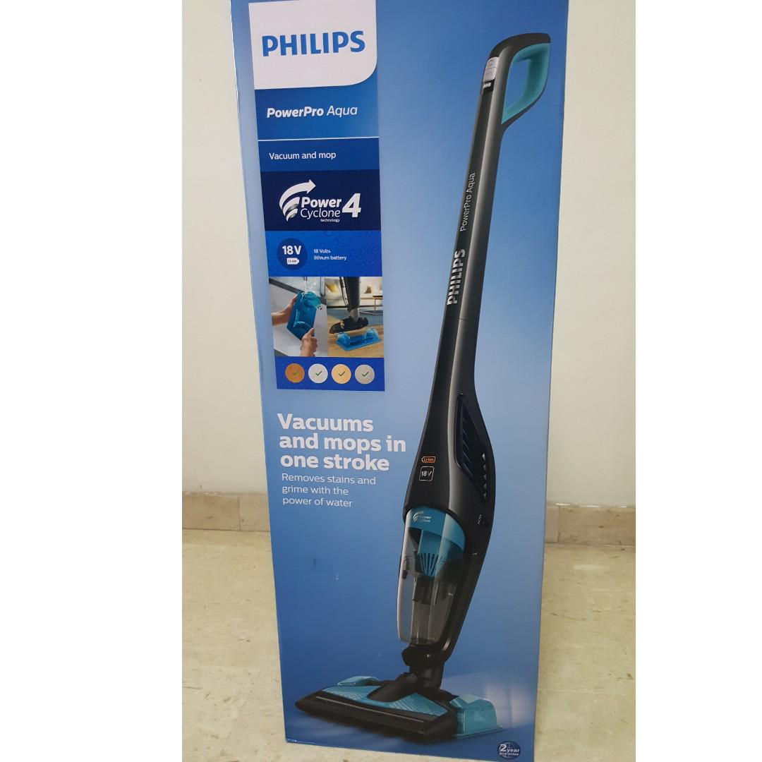 Philips FC-6404/01 Handstick Vacuum Cleaner & Mopping System, TV & Home ...