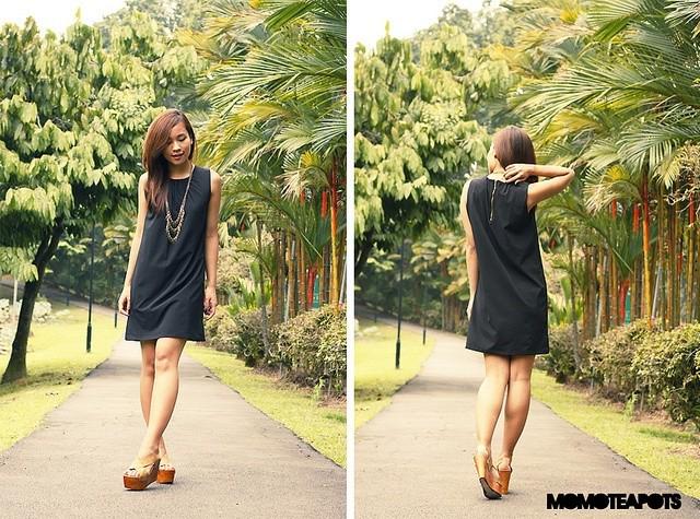 Serious Jane Shift Dress in Black, Women's Fashion, Tops, Sleeveless on ...