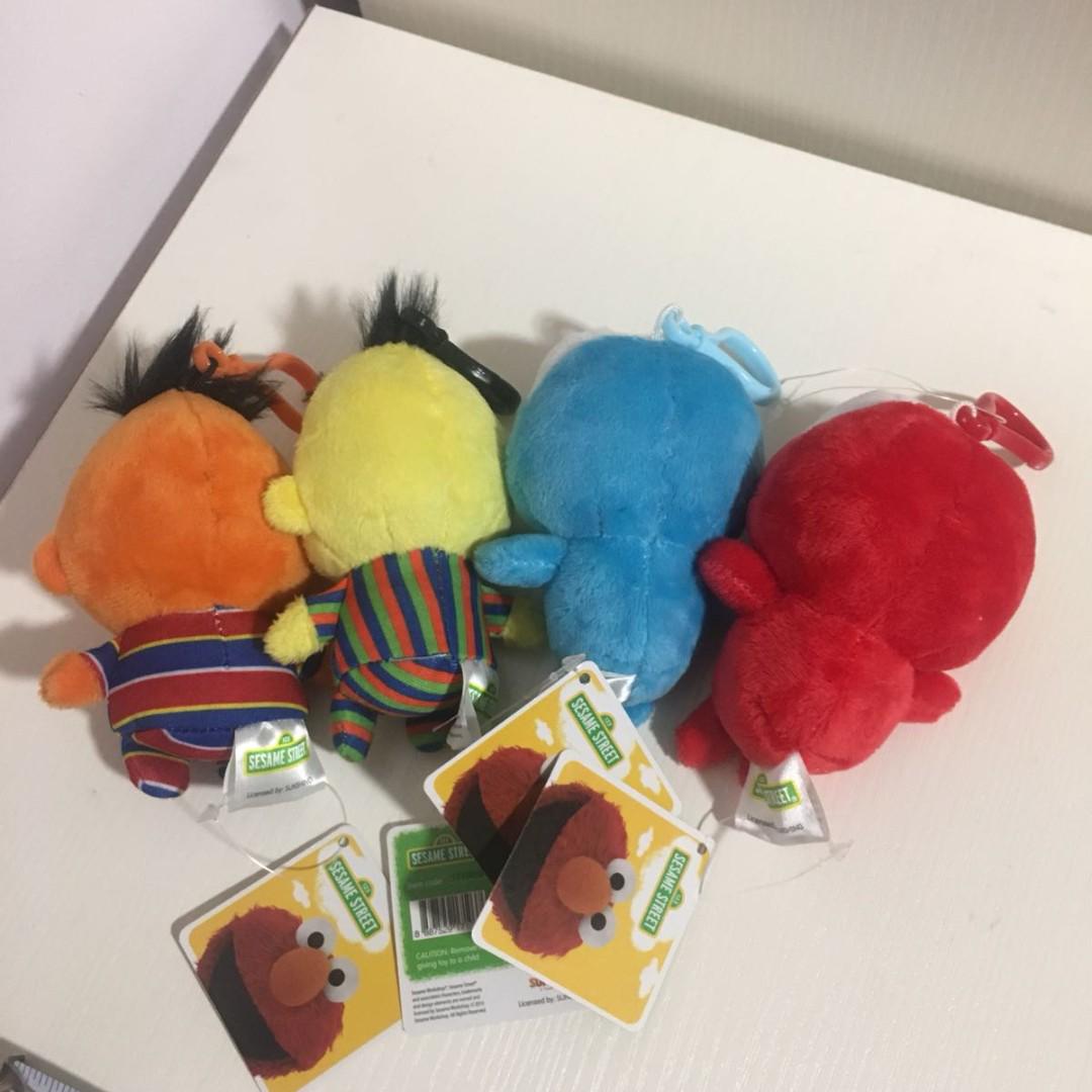 SESAME STREET KEY CHAINS 10CM HEIGHT $15 FOR SET OF 4, Hobbies & Toys ...