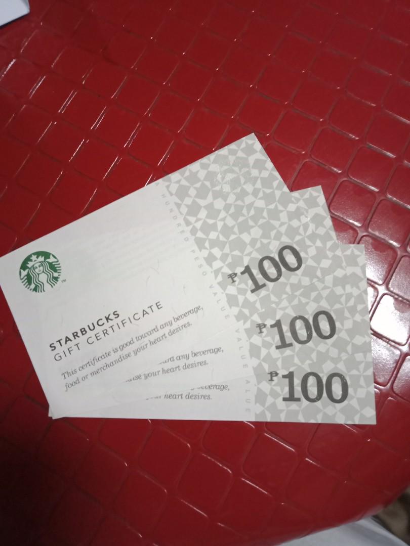 Starbucks gift card, Tickets & Vouchers, Store Credits on Carousell