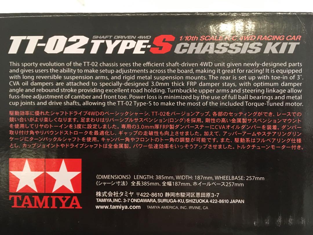 Tamiya TT-02 TYPE-S, Hobbies & Toys, Toys & Games on Carousell