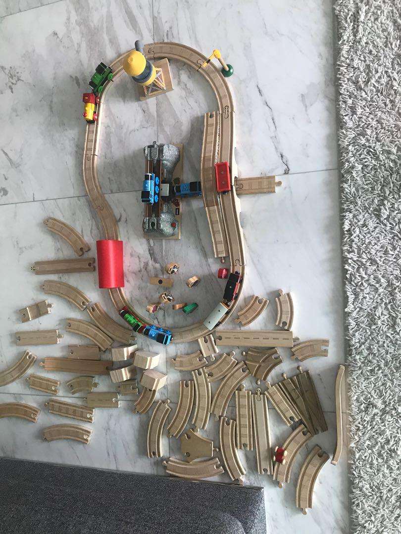 Thomas the Tank Engine wooden train set, Toys & Games, Bricks ...