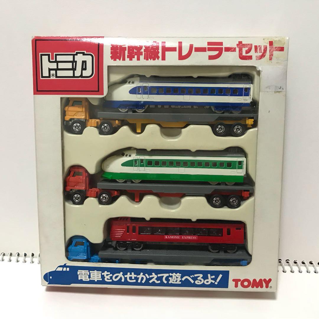 tomy japan long tomica box set 套裝 新幹線 長車 貨櫃車 拖車 日本制, 玩具 & 遊戲類, 玩具 ...
