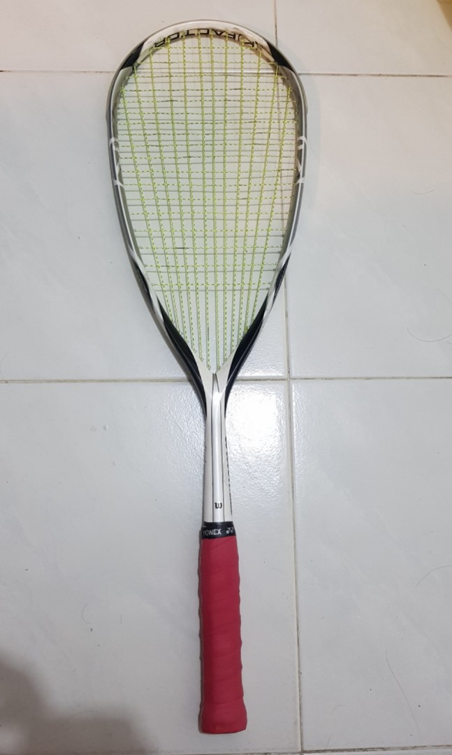 Wilson K factor 115 grams squash racket, Sports Equipment, Sports ...