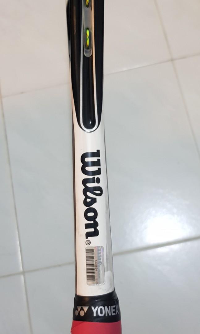 Wilson K factor 115 grams squash racket, Sports Equipment, Sports ...