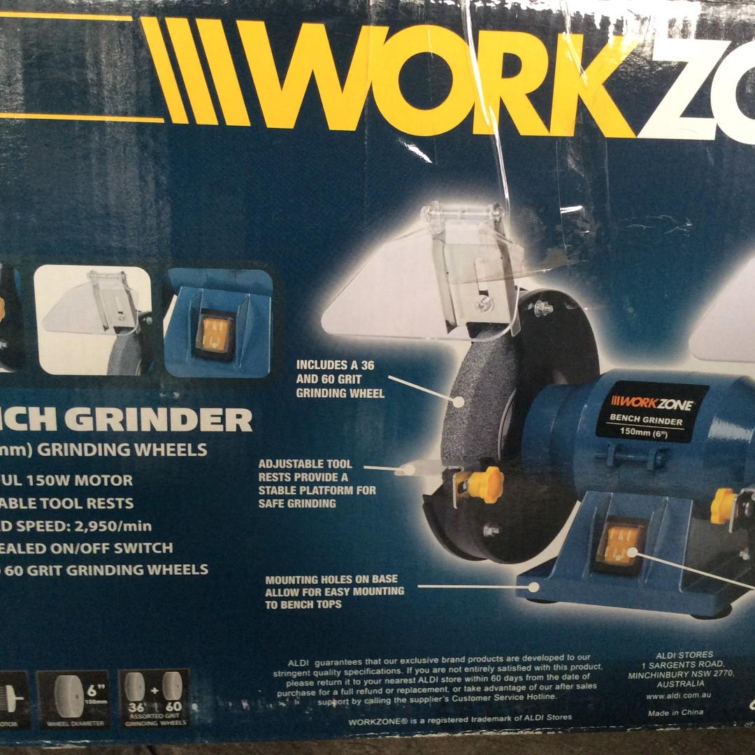 Work Zone Dual Bench Grinder, TV & Home Appliances, Kitchen Appliances ...