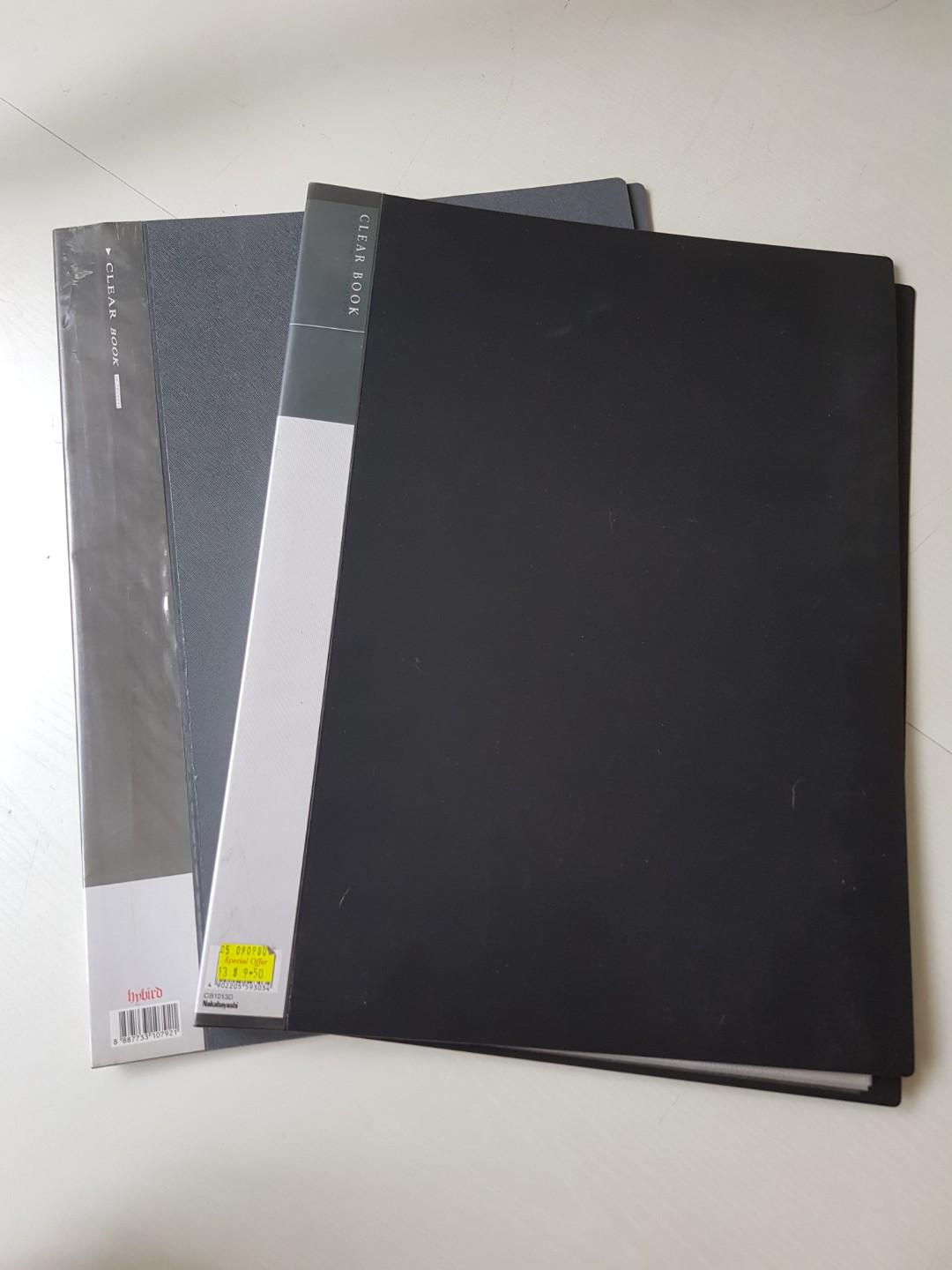 A3 CLEAR BOOK (20 POCKETS & 40 POCKETS), Hobbies & Toys, Stationery ...