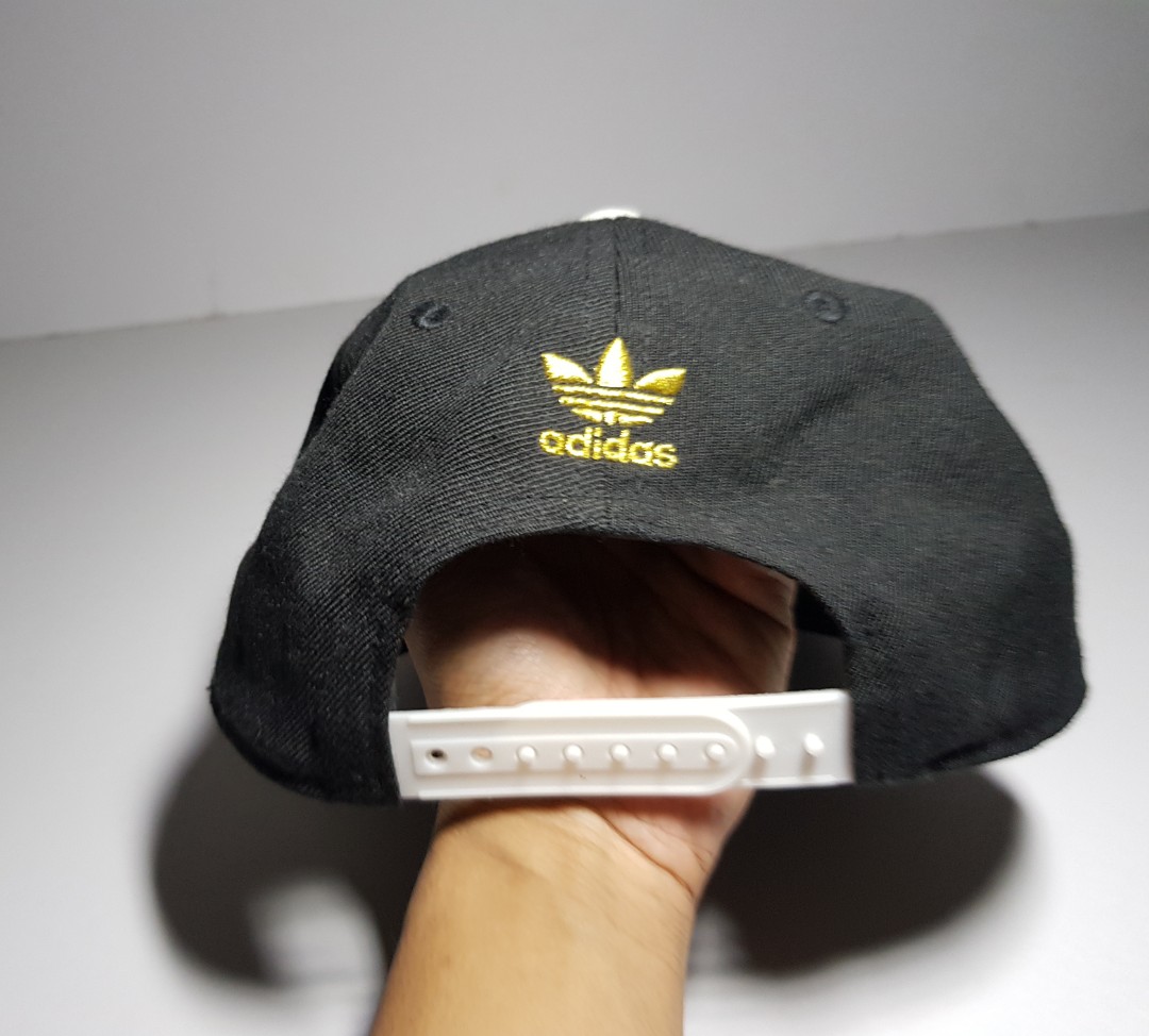 Adidas Originals GOLD foil logo cap, Men's Fashion, Watches ...